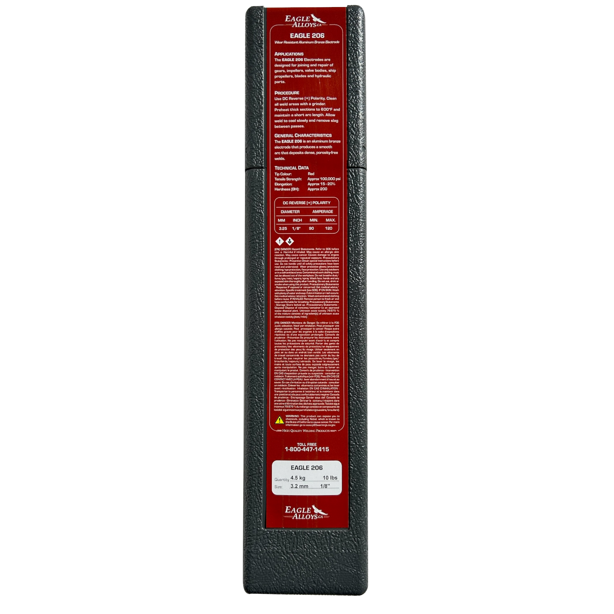 Eagle 206 | Wear resistant aluminum bronze electrode – Eagle Alloys Welding