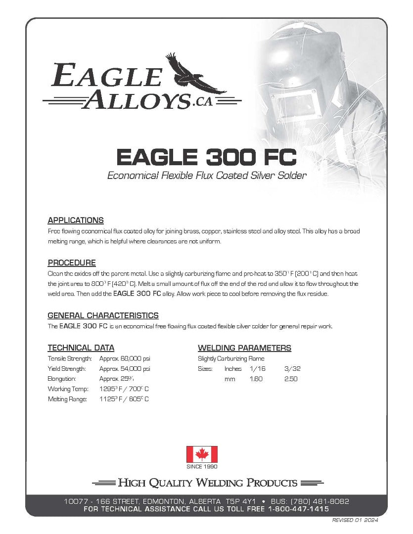 Eagle 300 FC | Economical Flexible Flux Coated Silver Solder – Eagle ...