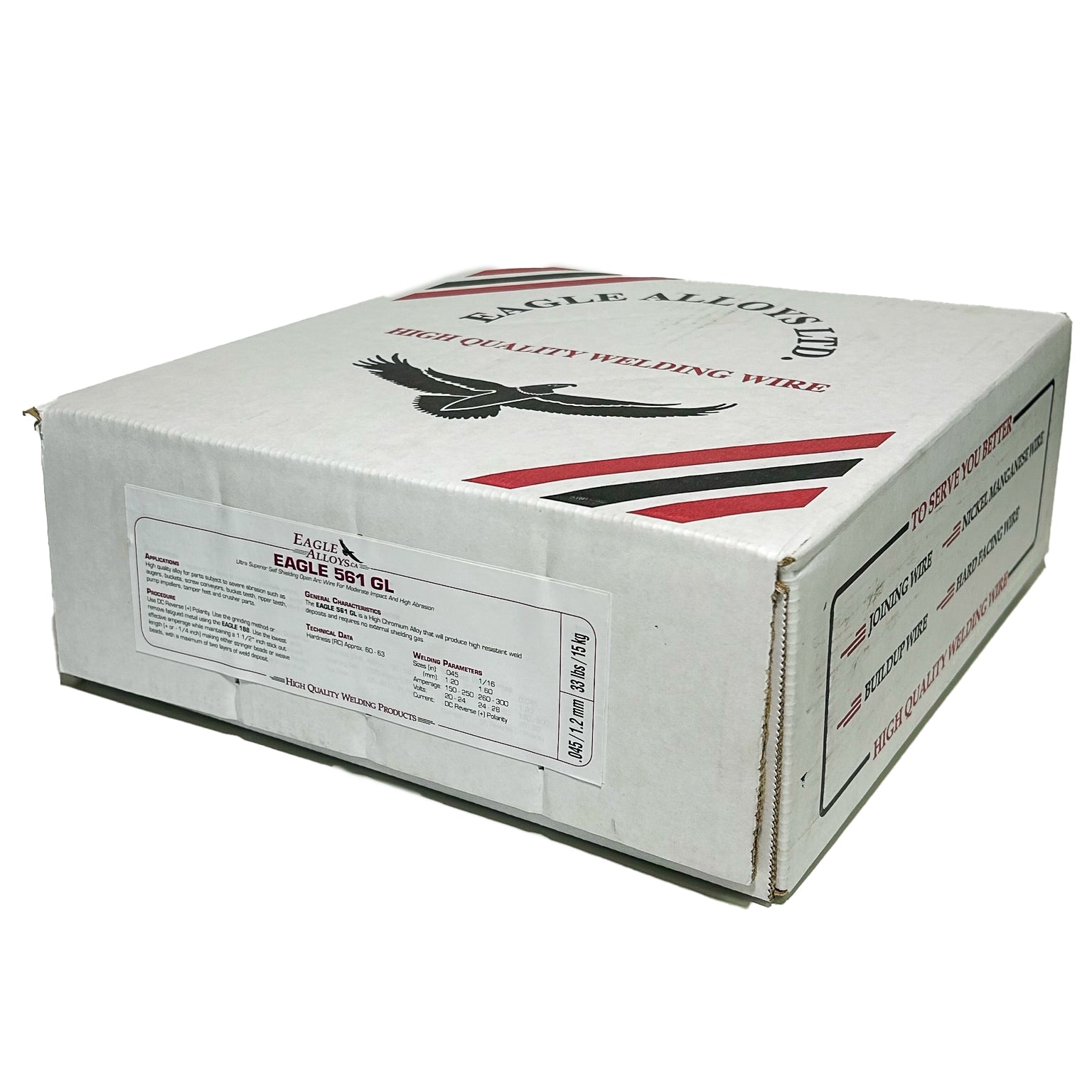 Eagle 561 GL Ultra Superior Self Shielded Open Arc Wire For Moderate ...